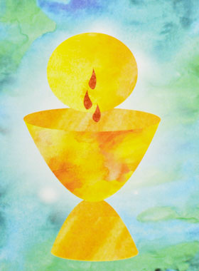 Communion Card - Lamb of God - Bread of Life | Lourdes Giftshop