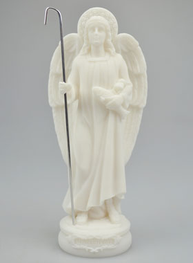 Saint Michael Alabaster Statue - 23cm | Lourdes Giftshop